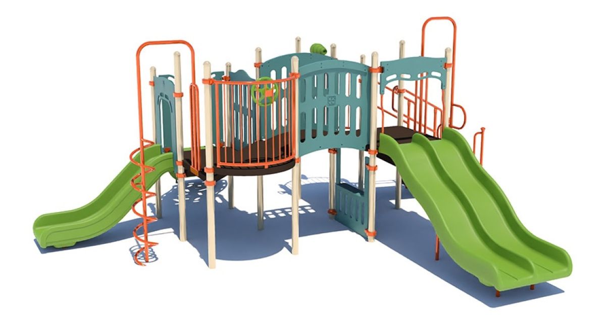 Modular 3.5" Play Structure with Bridges / Linking Events, Climbing ...