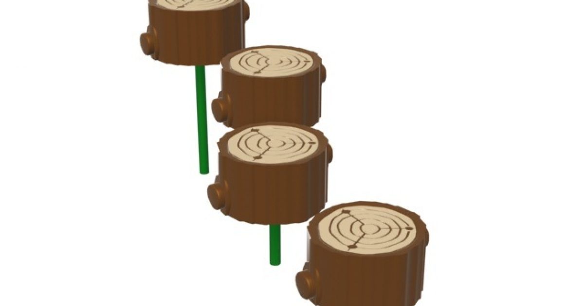 Climber, Step-Up 36in (Stump) R5 | Playcraft Systems
