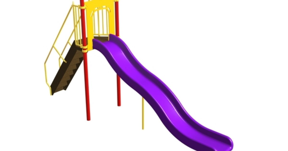 Freestanding Wave Slide - 6 Ft | Playcraft Systems
