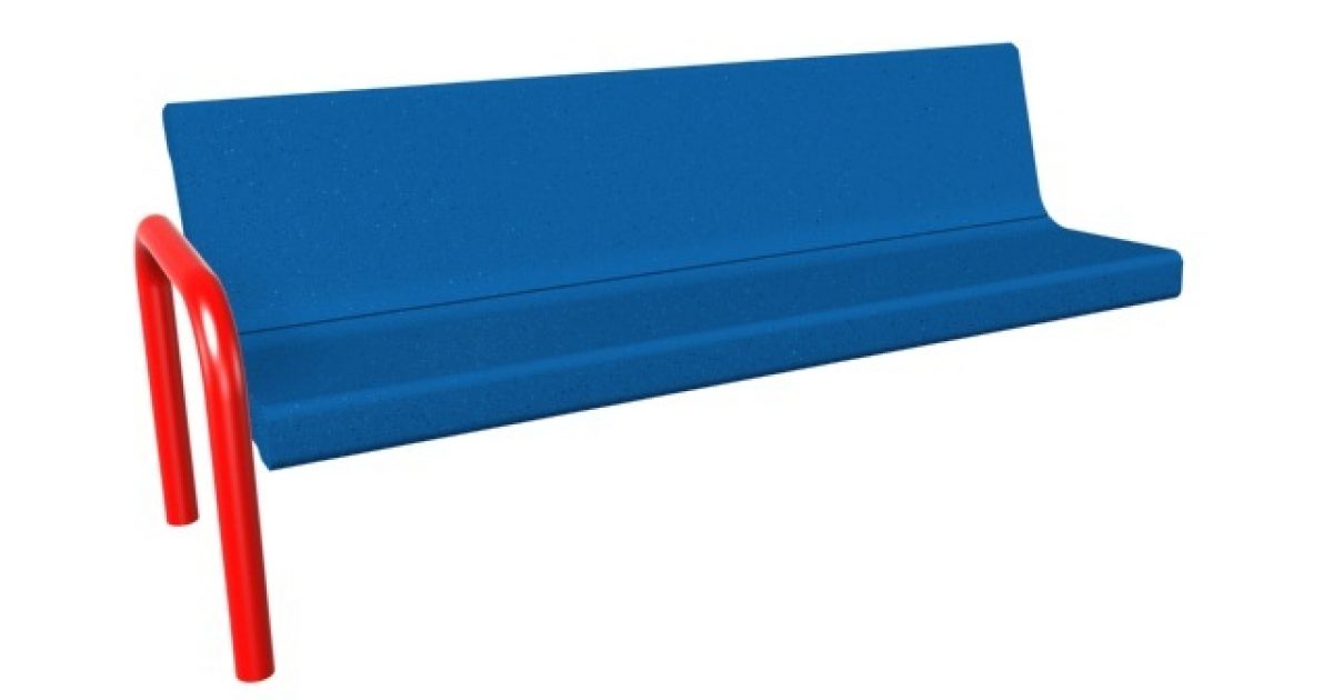 6 ft Urban Elite Bench (AB, Left) | Playcraft Systems