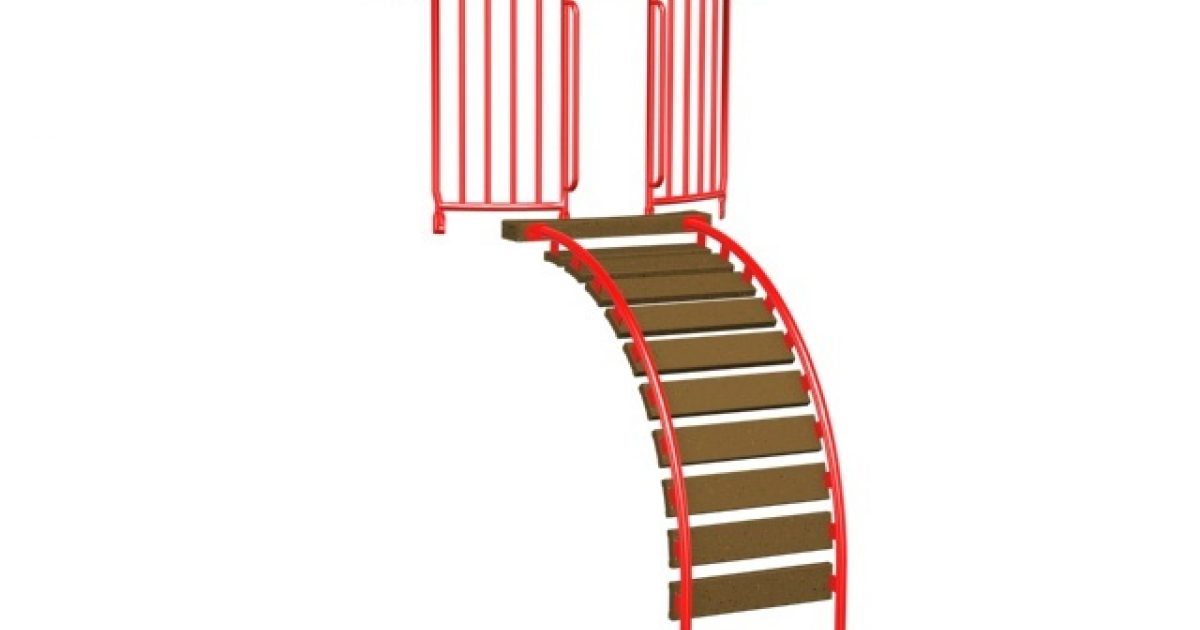 Climber, Track 42-48in (Curved) R5 | Playcraft Systems