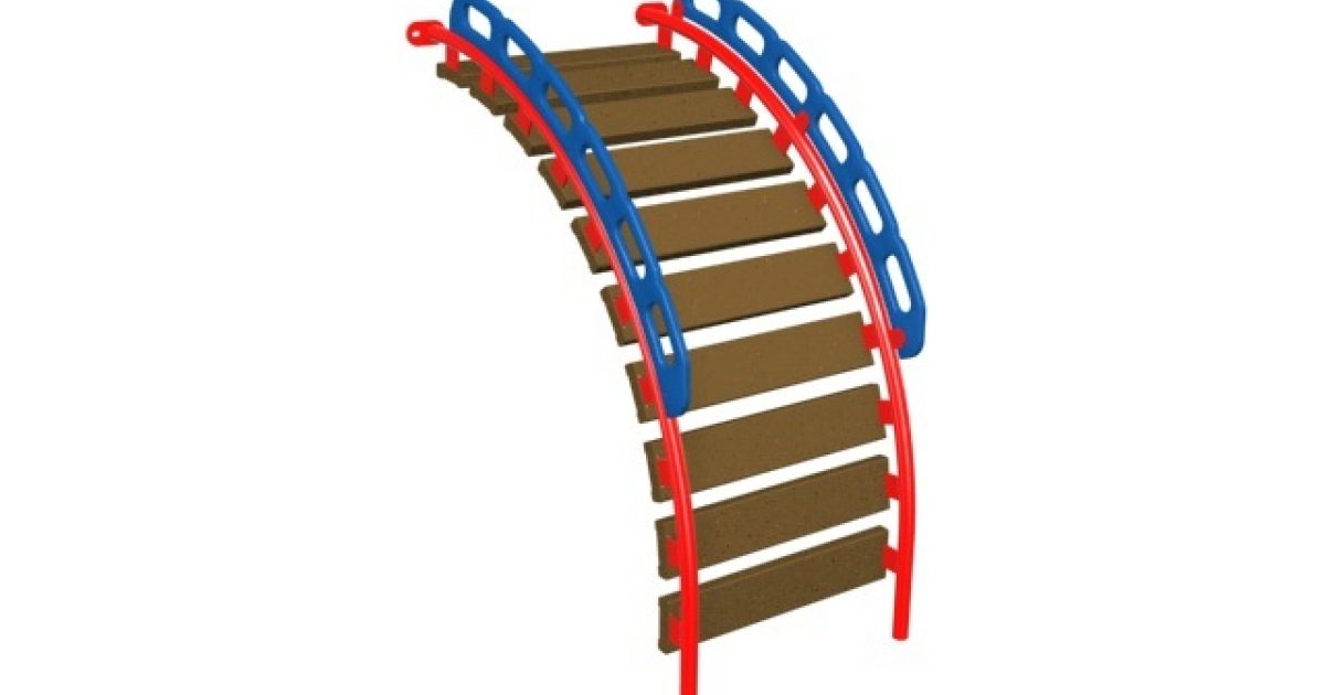 Climber, Track 42-48in (w/ Hand Rails) R5 | Playcraft Systems