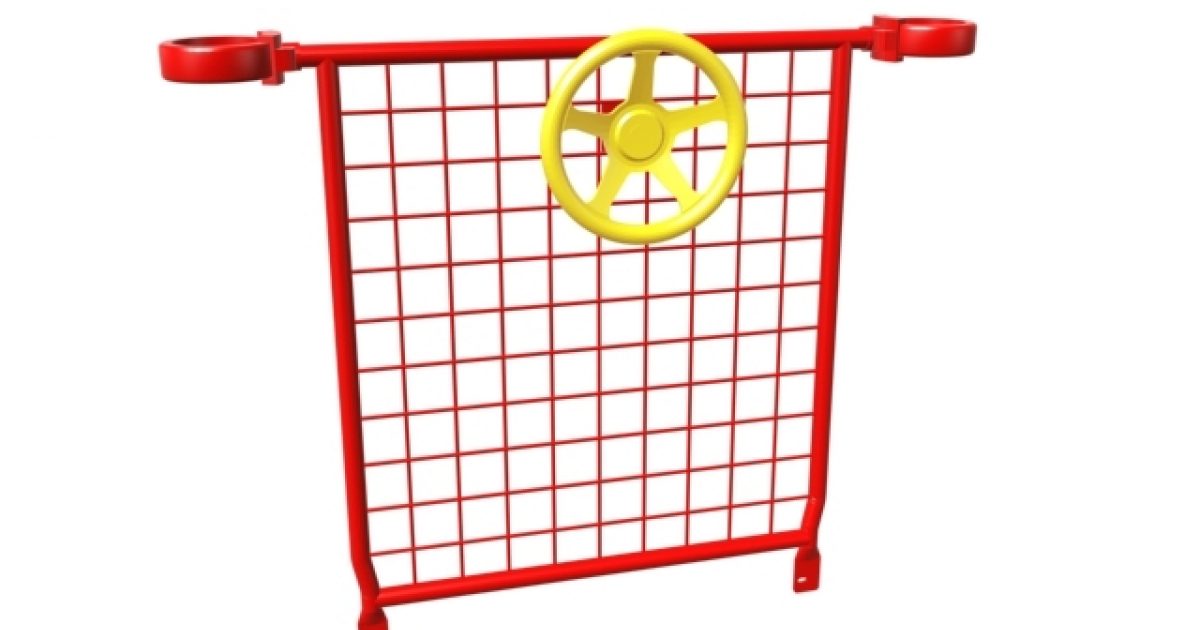 Steel Wall (Mesh w/ Wheel) | Playcraft Systems