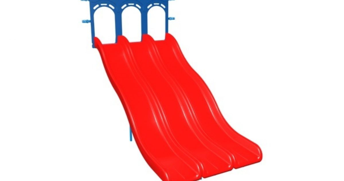 Slide, Triple Wave 72in | Playcraft Systems