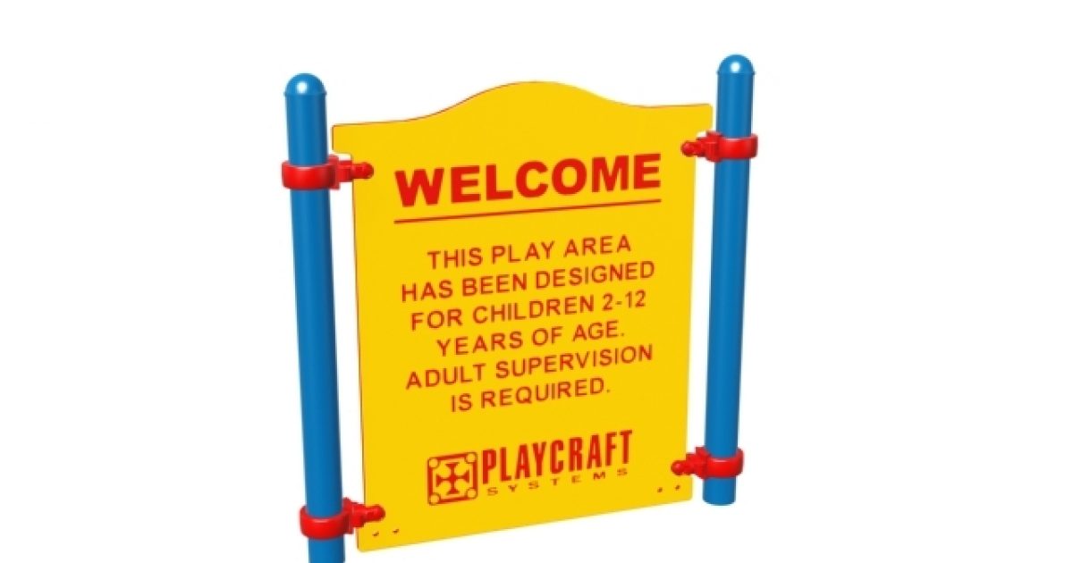 Age Appropriate Safety Sign (2-12, I) | Playcraft Systems