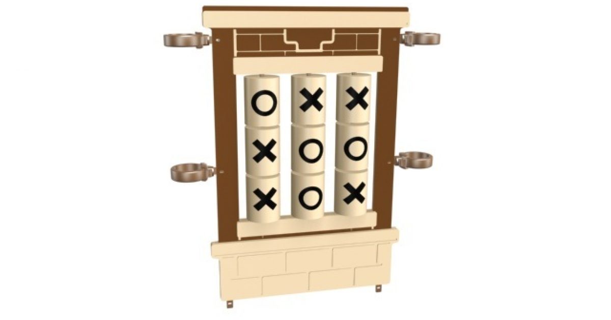 Train Station Tic-Tac-Toe Panel | Playcraft Systems